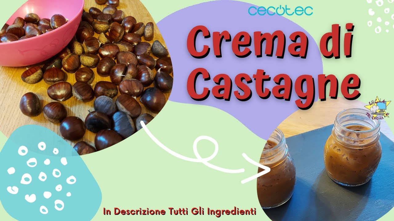 chestnut cream home made - Crema di castagne deliziosa - YouTube