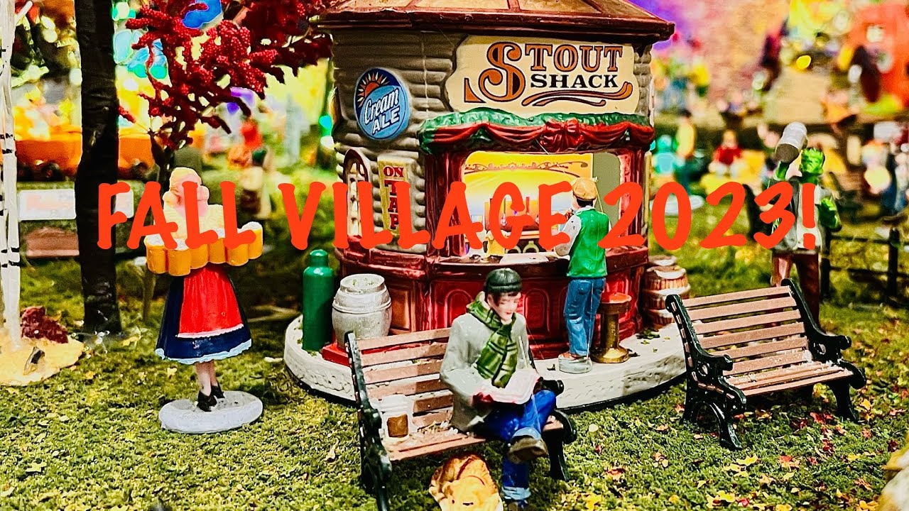 Fall/Halloween Village 2023! (Feat. Lemax, Department 56, St. Nicholas ...