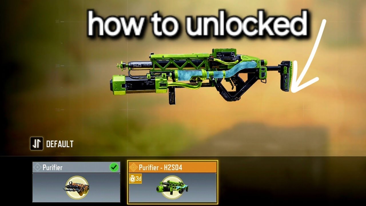 How to Get Free LEGENDARY purifier skin in call of duty mobile # ...