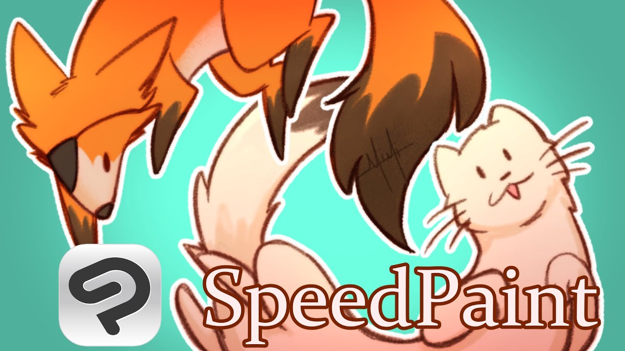 [Clip Studio Paint] TGCF SPEEDPAINT - Fox!HC & Ferret!XL - YouTube