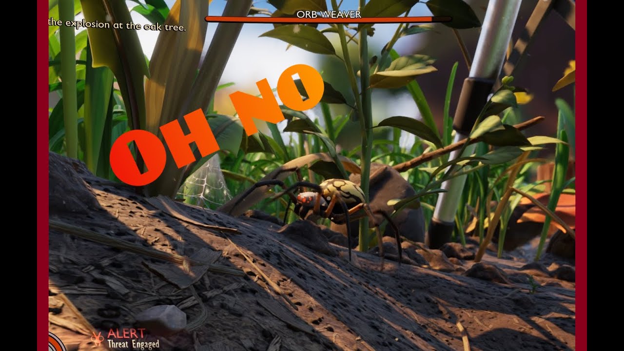 When you try to fight your first spider in Grounded ... - YouTube