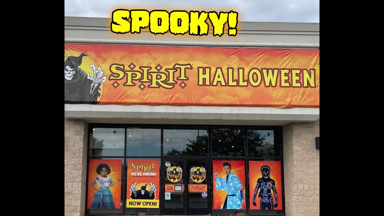 Visiting Spirit Halloween - YouTube