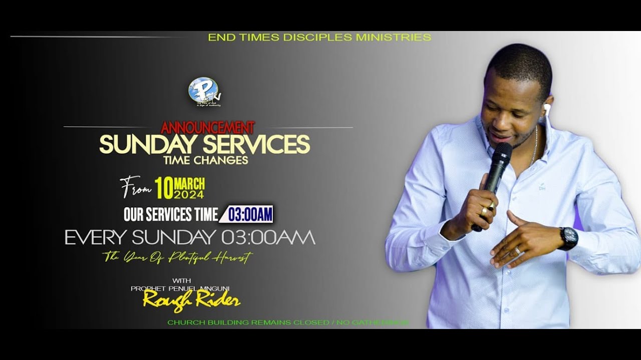 10 MARCH 2024 SUNDAY SERVICE LIVE BROADCAST SERVICE | PROPHET PENUEL MNGUNI AND SONS| - YouTube