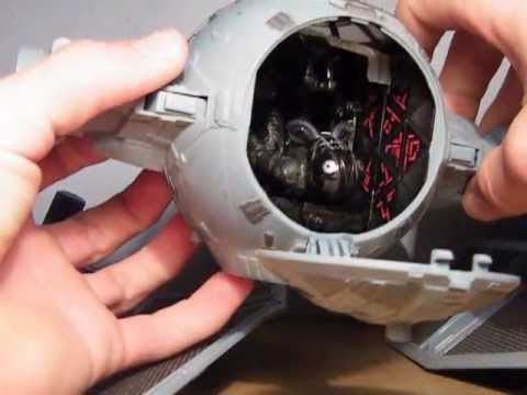 Star Wars 2009 Legacy Collection Tie Interceptor With Tie pilot Video ...
