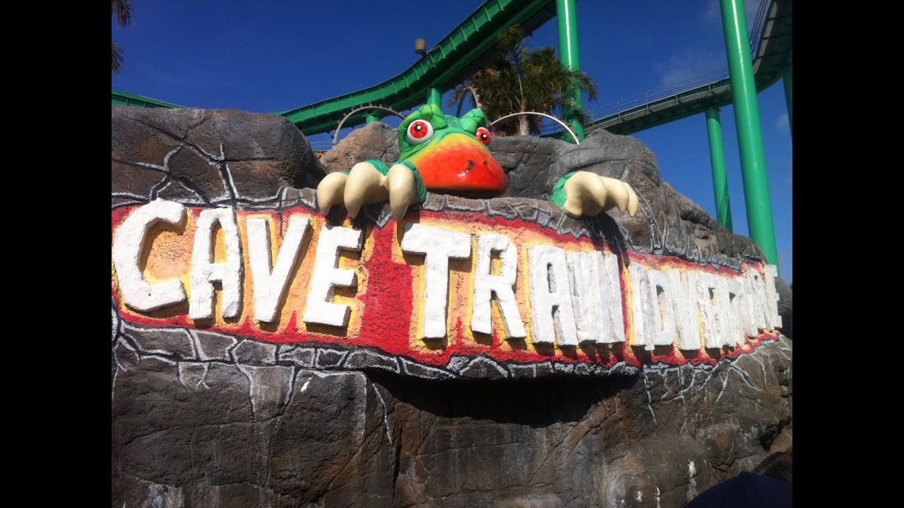 Cave Train Adventure On Ride POV Video at Santa Cruz Beach Boardwalk ...