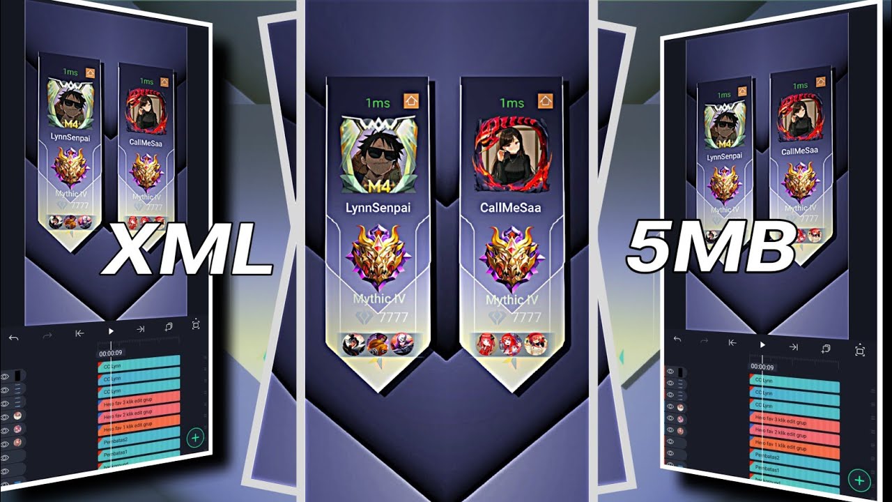 PRESET🎟️ LOBBY ML DUO CUSTOM [ BISA DI GANTI ⚡XML+5MB😈 viral tiktok ...