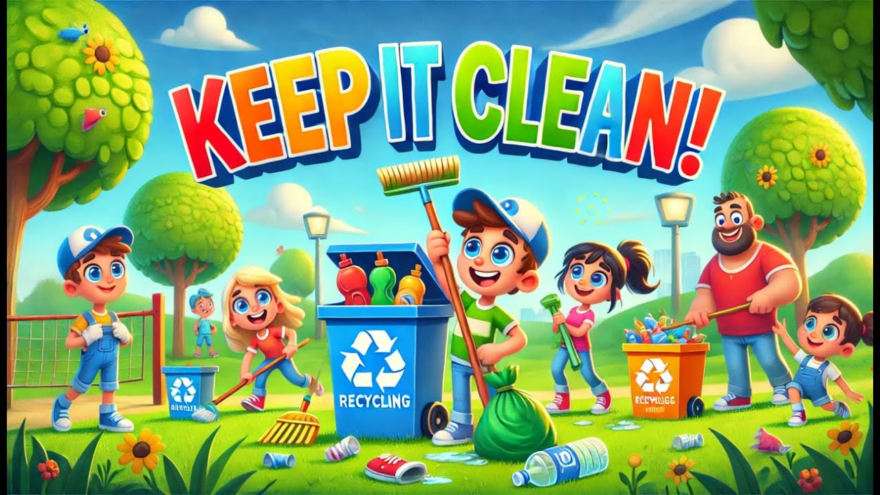 Keep It Clean || Kids Video Songs || PanoramicBuzzHive - YouTube