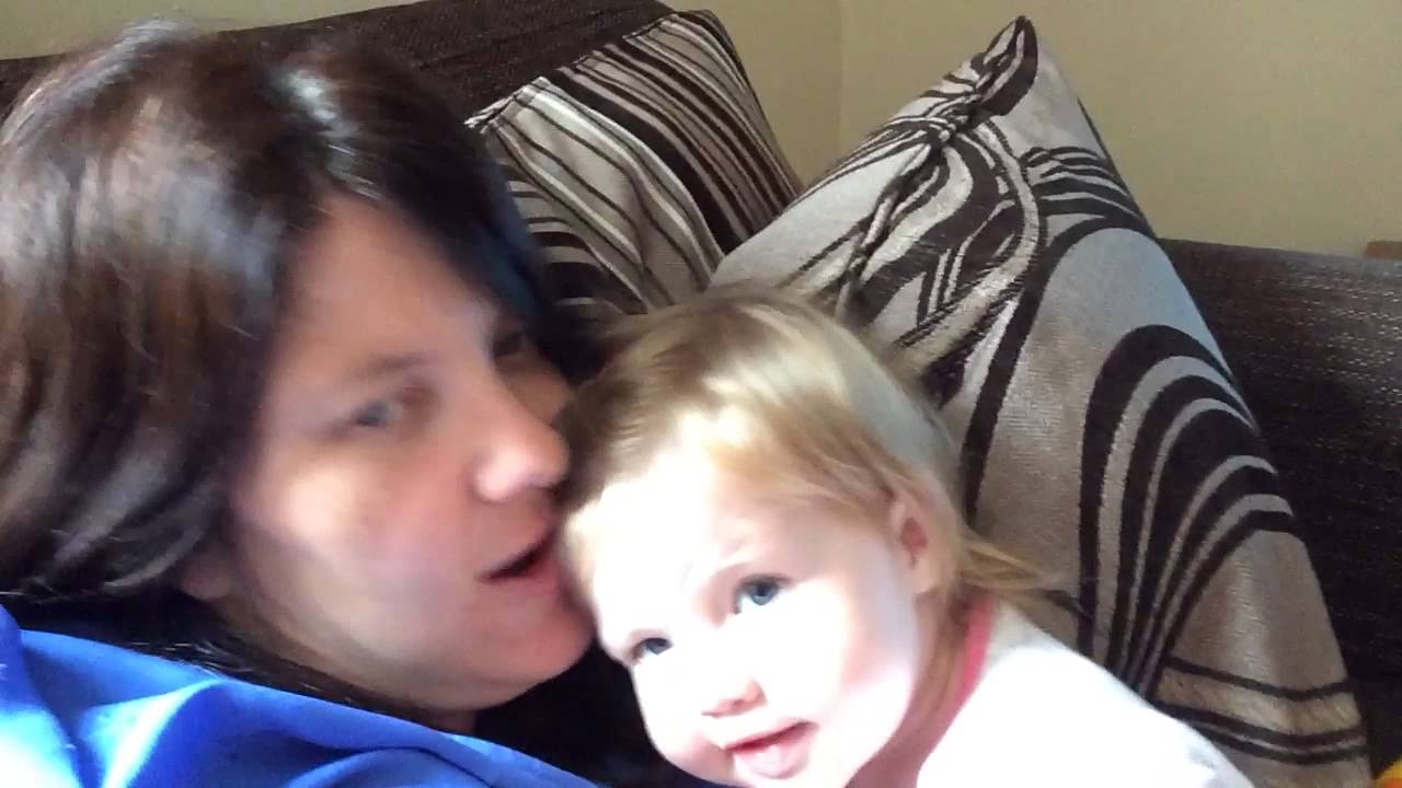 Alice and mummy waiting on Abi - YouTube