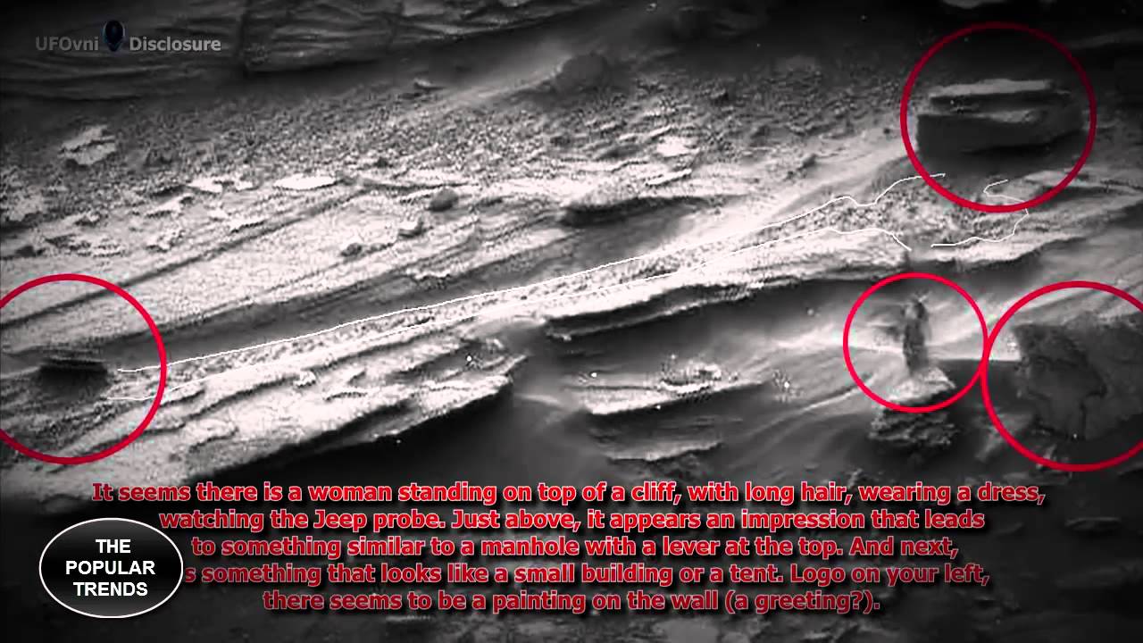 Dark Lady on Mars: NASA's provides evidence of the existence of aliens ...