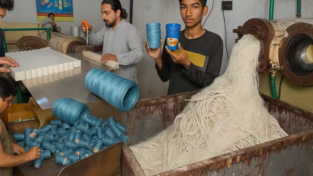 most Manufacturing Process of Plastic Scrap // Production of Beauty ...