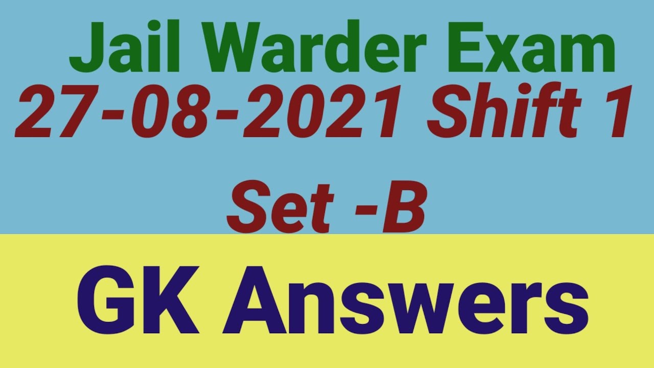 Punjab Police Jail Warder Exam Analysis GK Answer Key Punjab Jail punjab-police-jail-warder-exam-analysis-gk-answer-key-punjab-jail