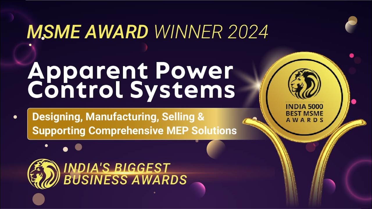 Apparent Power Control Systems. - India 5000 Best MSME Awards 2024 ...