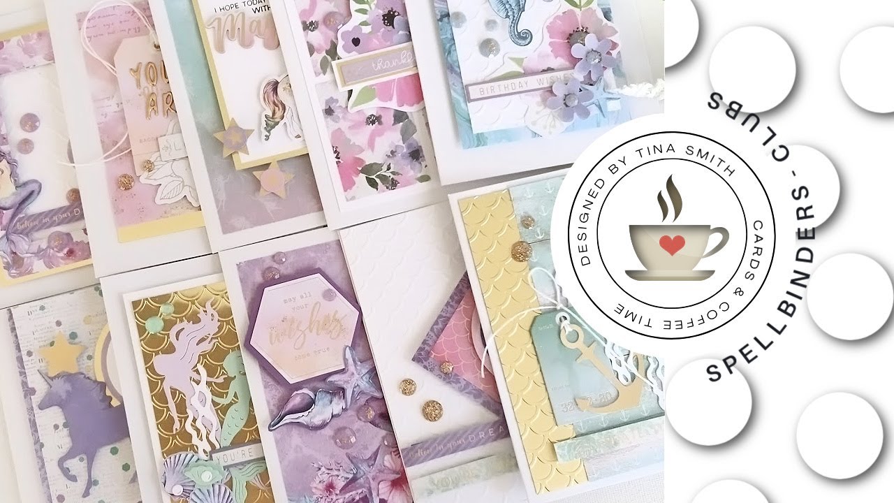 10 Cards - 1 Kit | Spellbinders | Card Kit of the Month | July 2022 ...