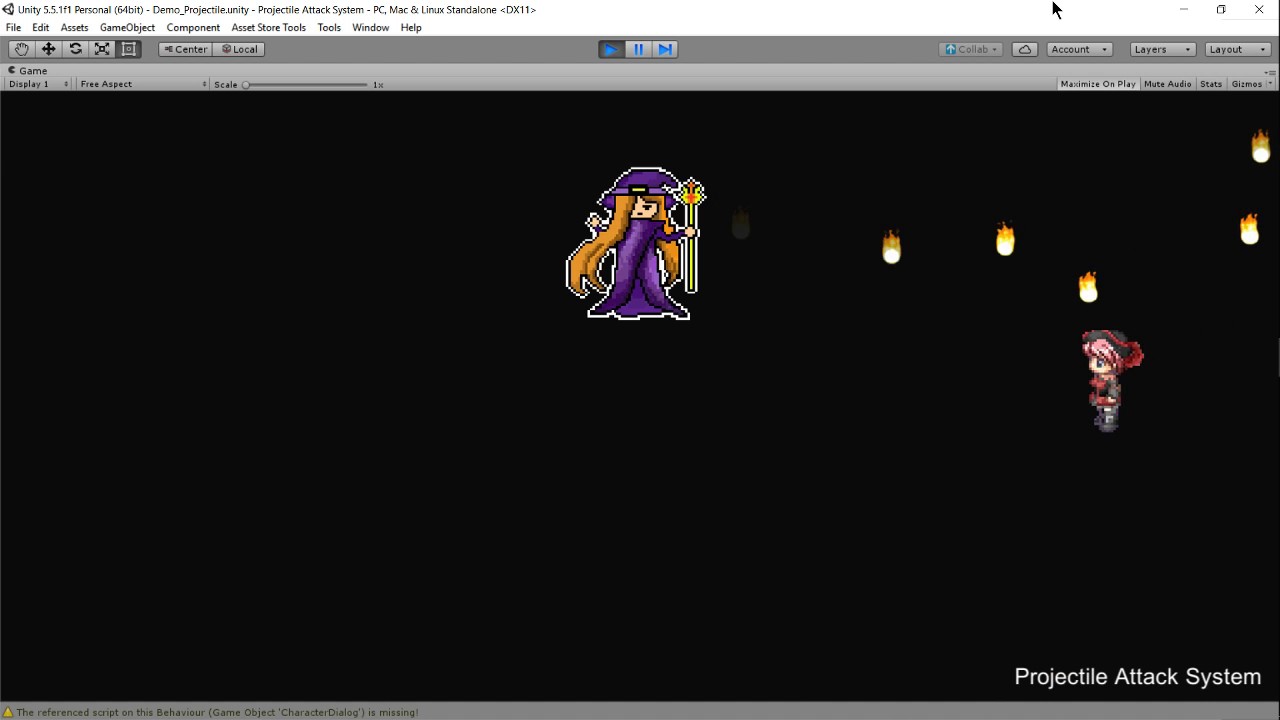 Projectile Attack System Pas For Unity Demo Video 1 Youtube