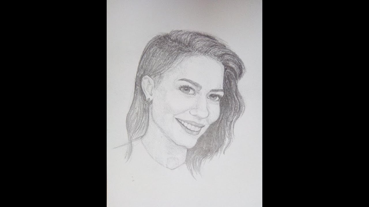 Pasarea matinala / Sanem / Drawing Sanem from Erkenci Kus - YouTube