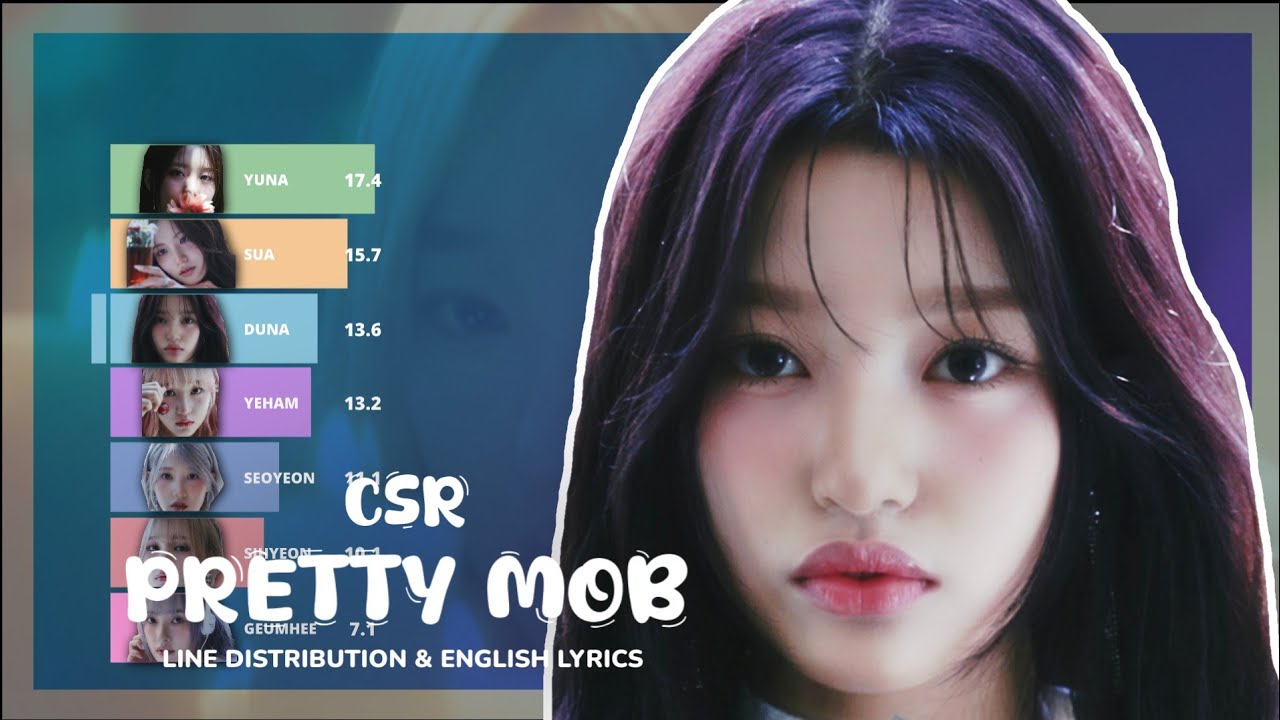 CSR "PRETTY MOB" Line Distribution & English Lyrics - YouTube