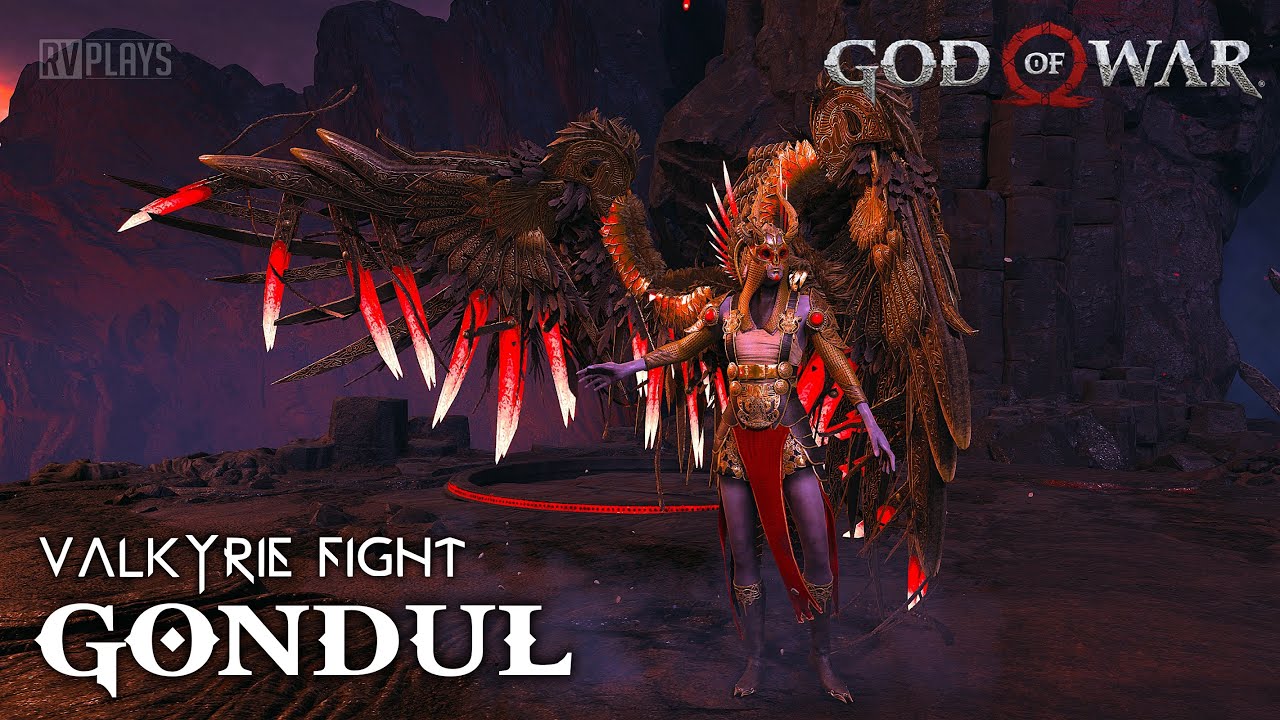 God of War : Valkyrie Fight - Gondul - YouTube