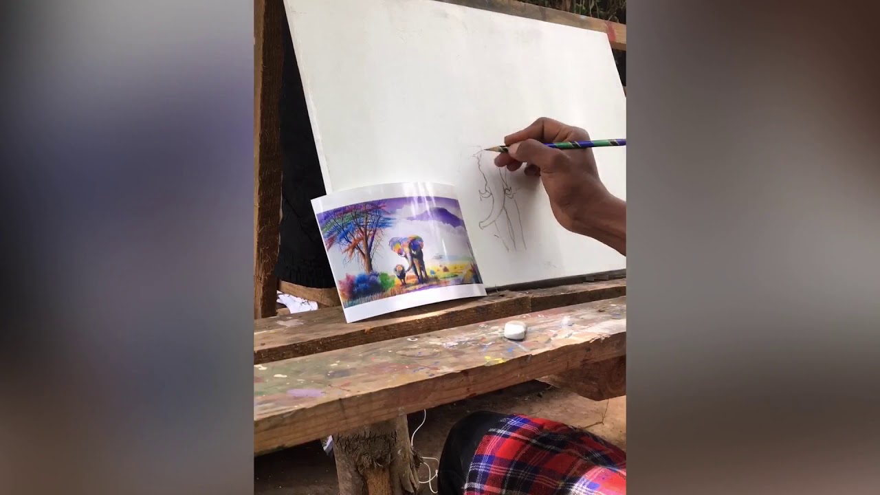 Colorful painting - YouTube