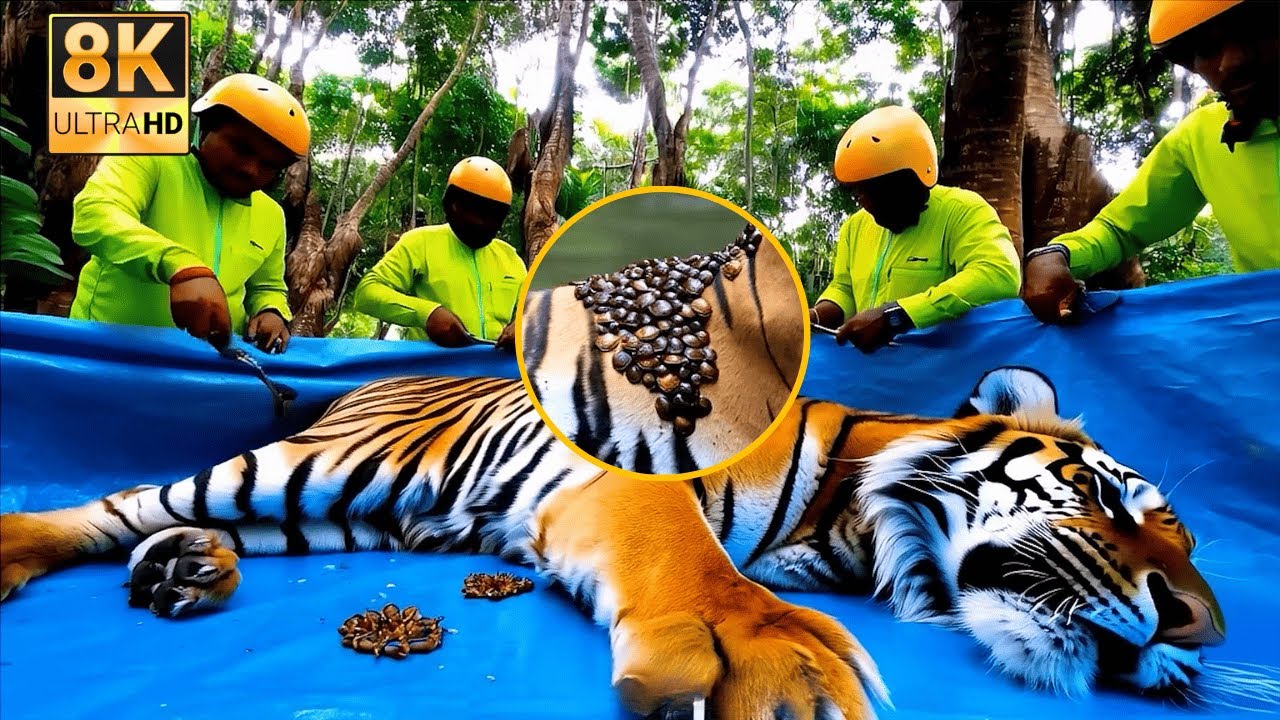 Tiger Infested with Parasites – Urgent Rescue! - YouTube