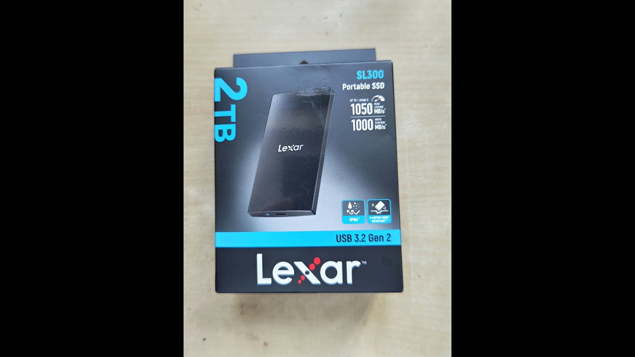 Disassembly of Lexar SL300 2TB portable ssd - YouTube
