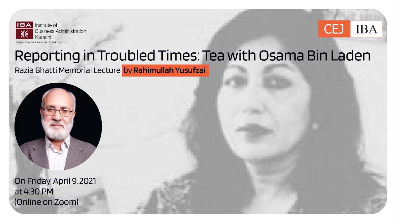 Razia Bhatti Memorial Lecture 2021 by Rahimullah Yusufzai - YouTube