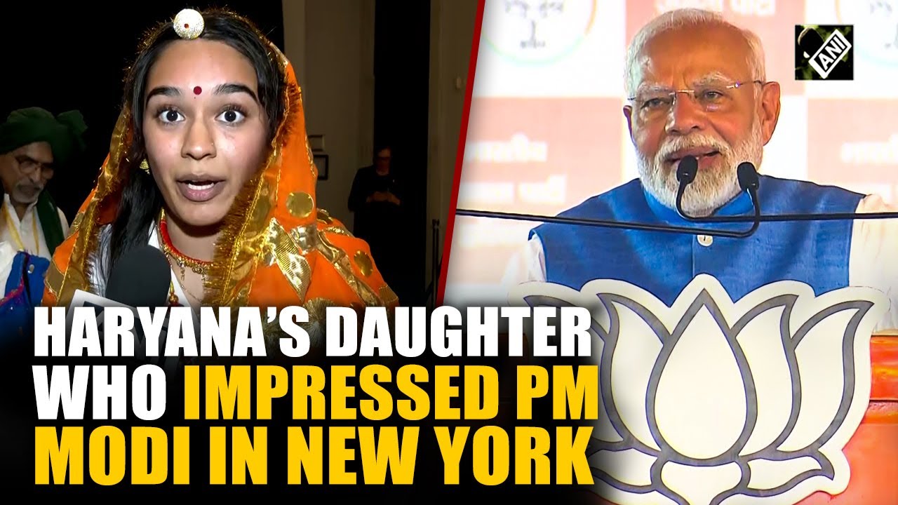 PM Modi mentions ‘Haryana’s daughter’ in Sonipat, who welcomed PM Modi ...
