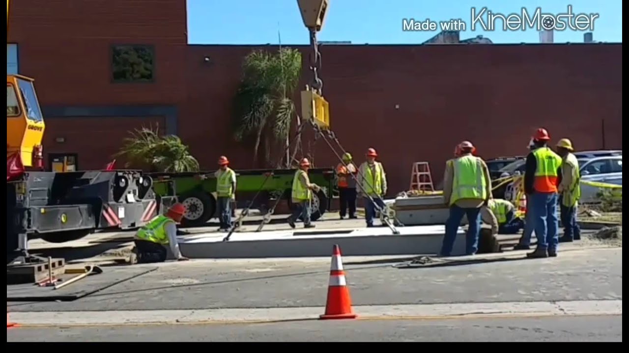 Electrical vault install in 56 seconds - YouTube