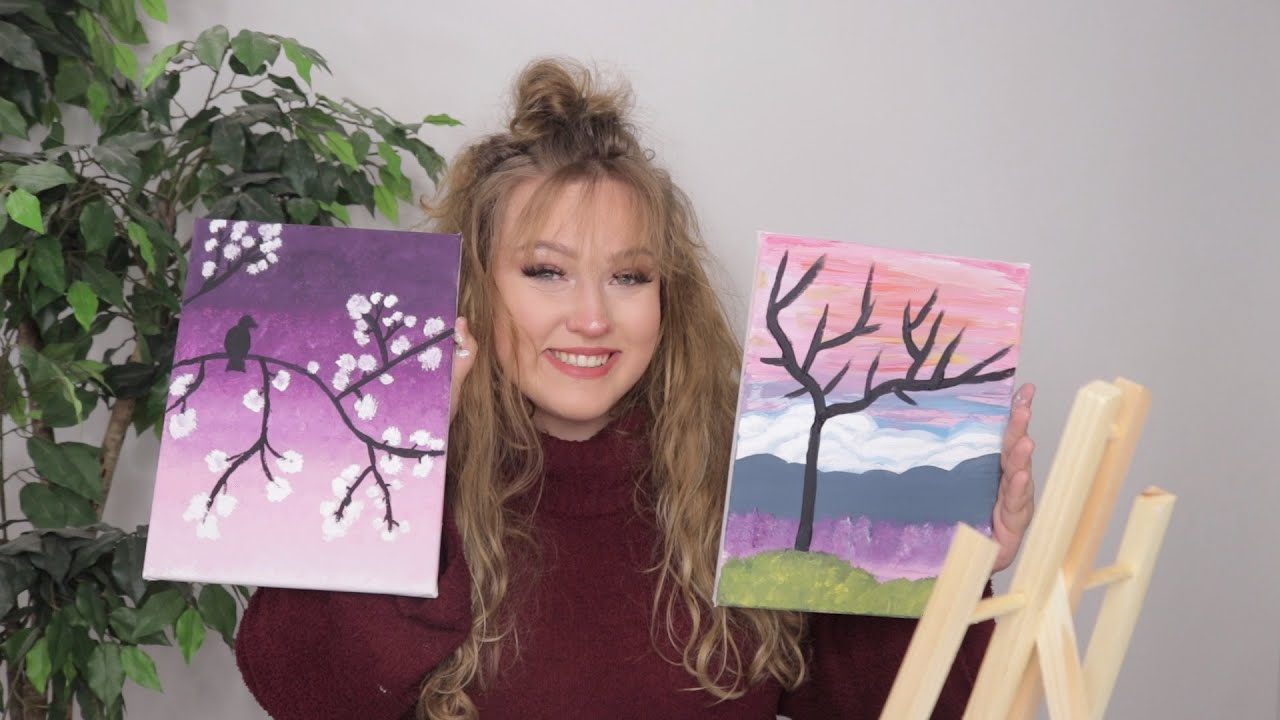 learning self care through painting (part 2) - YouTube