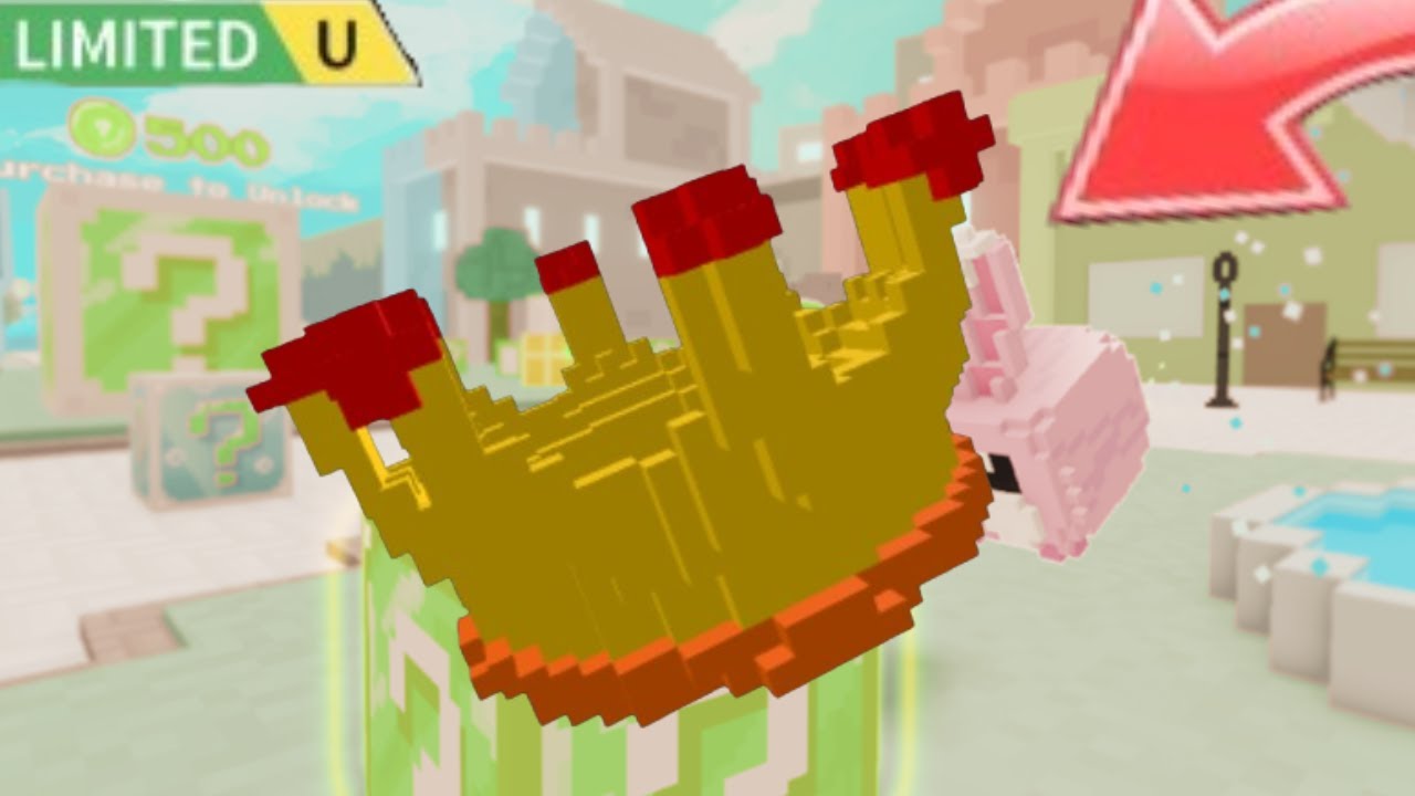 FREE LIMITED UGC Pixel Crown (ROBLOX) - YouTube