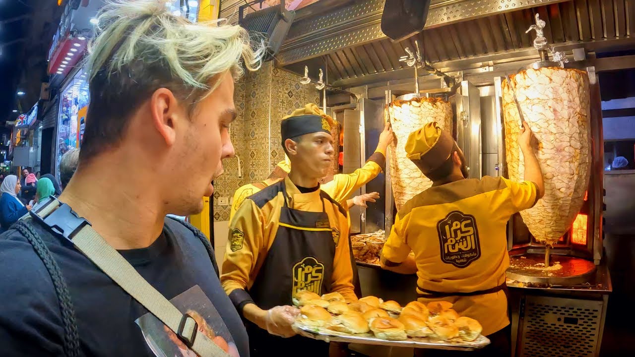 Food in Egypt is Weird... but it only costs 1$ 🇪🇬 - YouTube