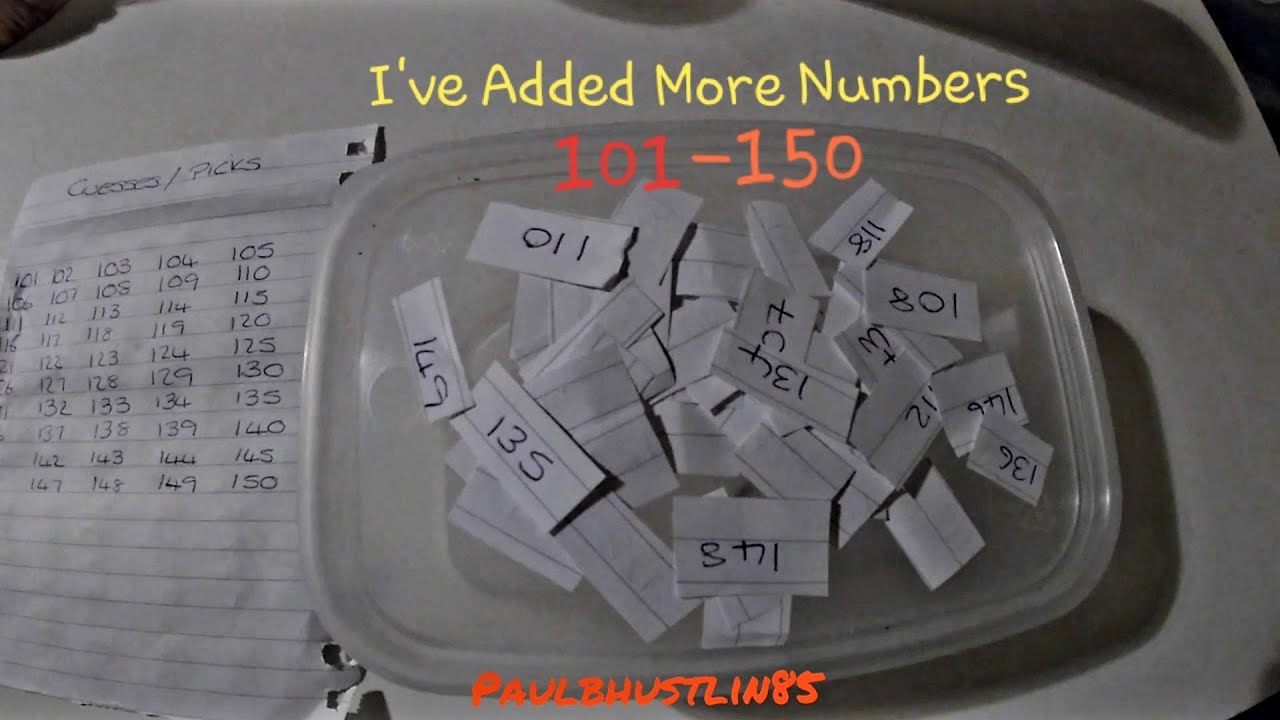 I've Added 50 More Numbers 101-150 | Pick a Number Competition!🔥💖💶💰 ...