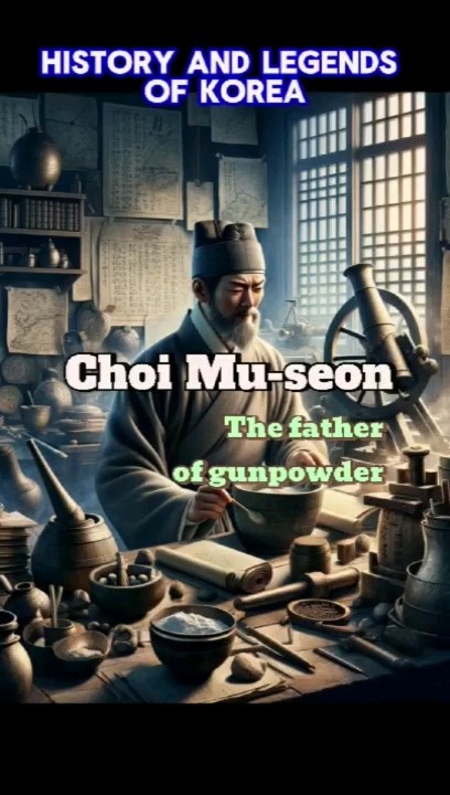 Choi Mu-seon : The father of gunpowder#korea history#history#최무선 - YouTube