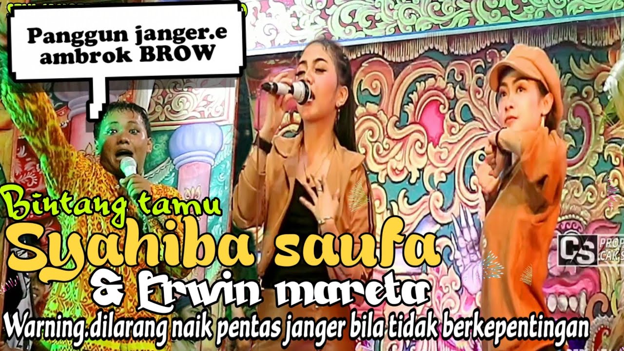 Syahiba saufa feat erwin mareta | Panggung Full penonton | Janger Setyo siswo budoyo live ...