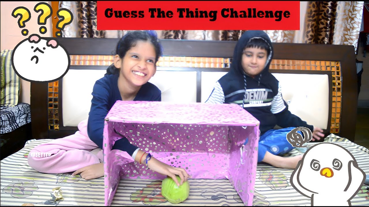 Guess The Thing Challenge 🤔 | Funny Kids Reactions 😂 | Fun Family Game ...