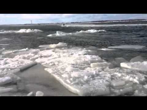 Jet ski on ice - YouTube