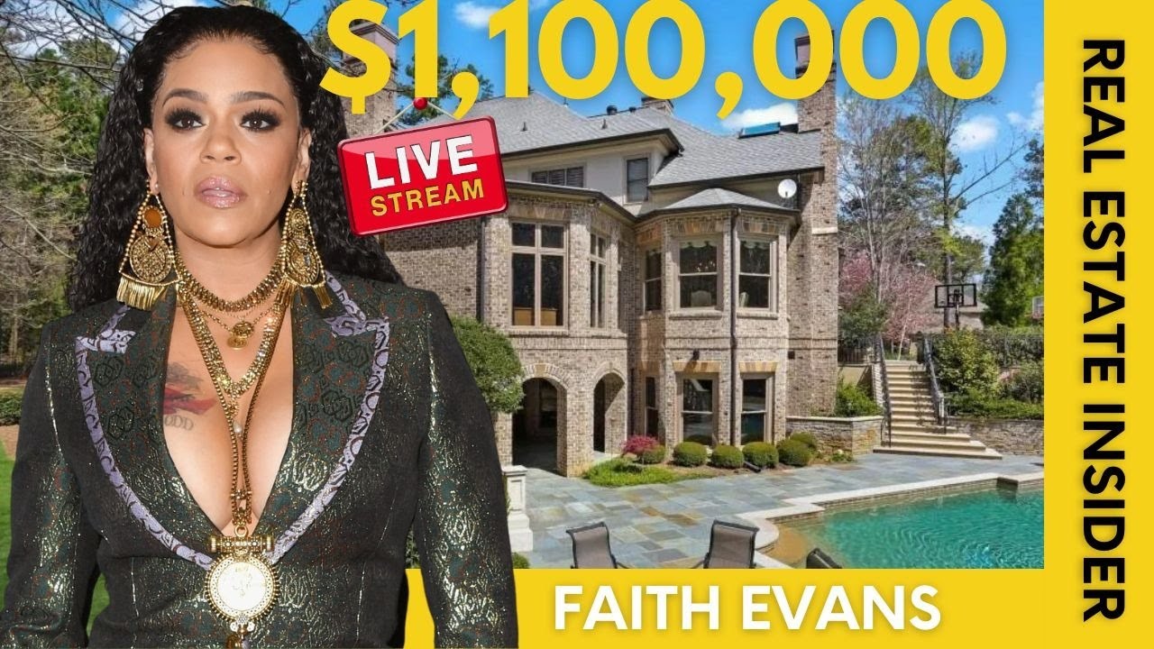 Faith Evans House Tour & LIVE Chat w/ The Real Estate Insider - YouTube
