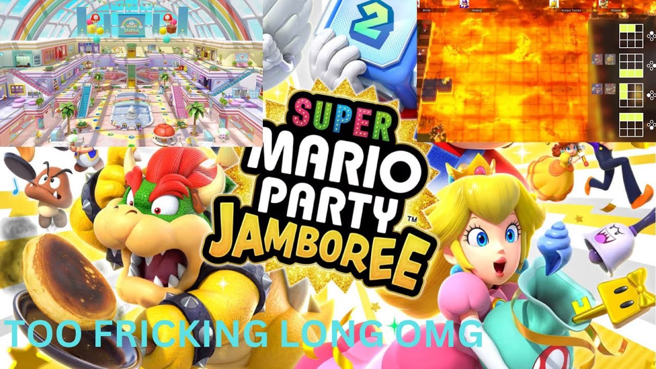 Super Mario Party Jamboree: BRUH HOT CROSS BLOCKS MINIGAME IS SO ...