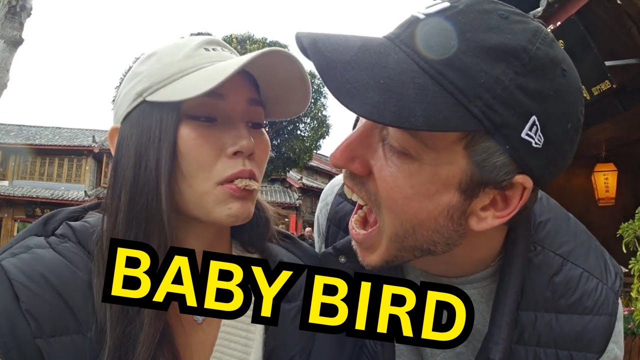 Waterlynn feeds JakenBake from her mouth (baby birding) - YouTube