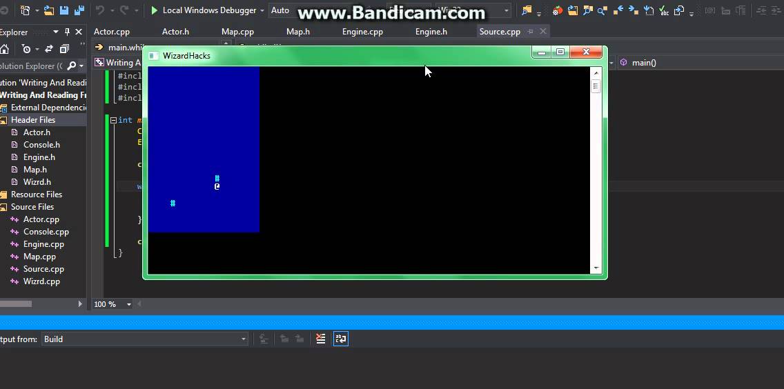Console Based Graphics Test - YouTube
