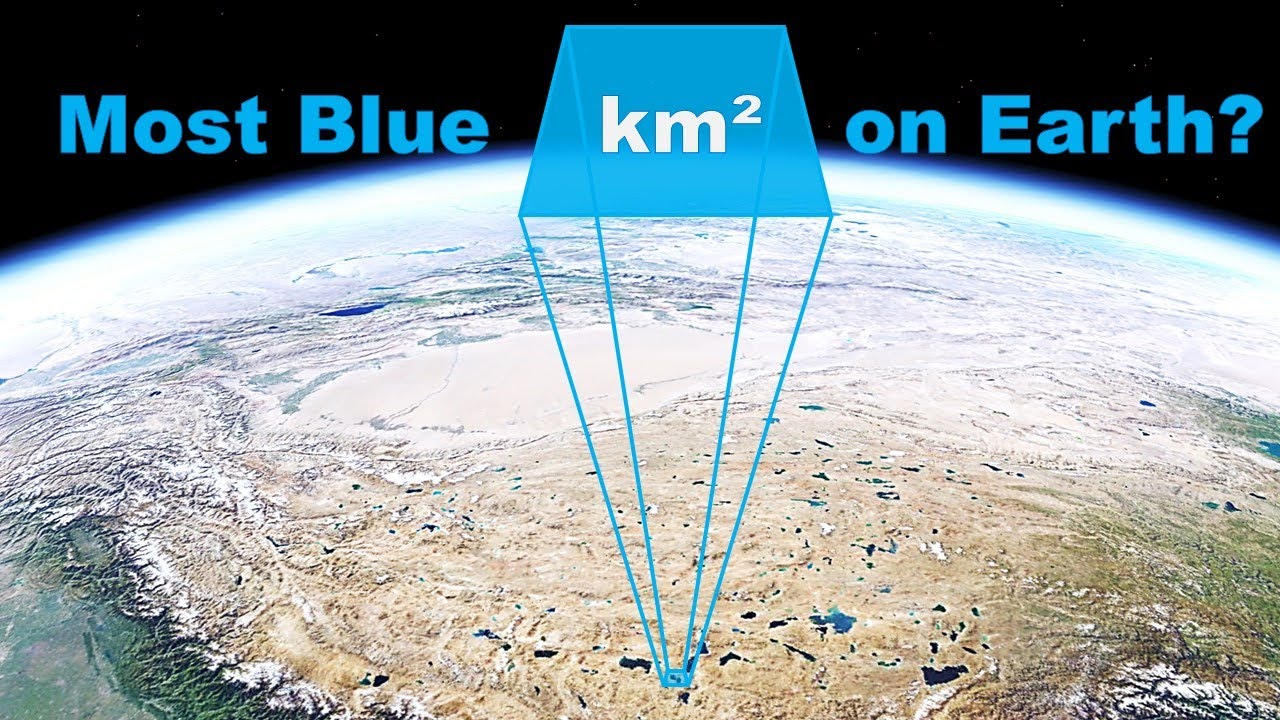 Most BLUE square km on Earth (by major region) - YouTube