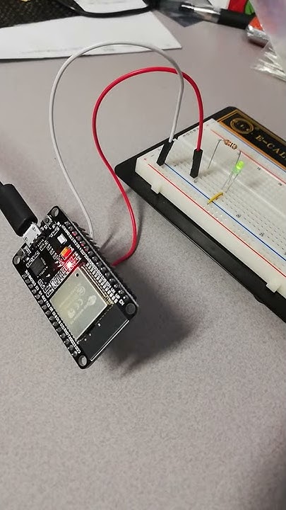 Blink an LED using ESP32 - YouTube