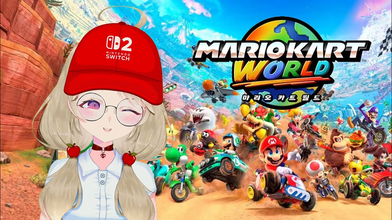 【NINTENDO SWITCH 2 SHOWCASE】【MARIO KART WORLD】 Noob Vtuber rides into ...