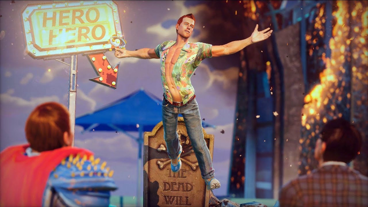 Sunset Overdrive - All Cutscenes (main story funny / humor) - YouTube