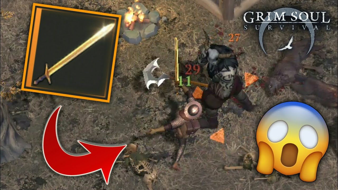 EPIC FIGHT WITH KNIGHT RUPERT'S SWORD 😱 V1.8.1 UPDATE - Grim Soul: Dark ...
