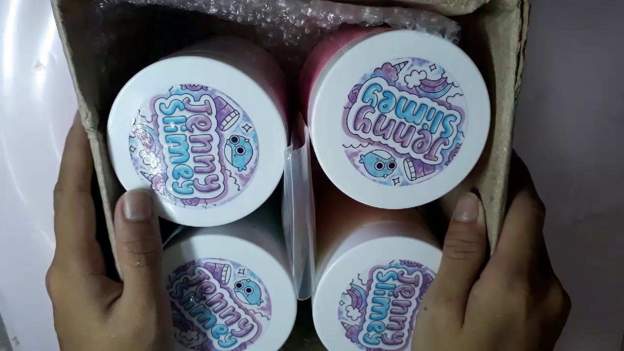Bưu phẩm slime từ jenny slimey!! - YouTube