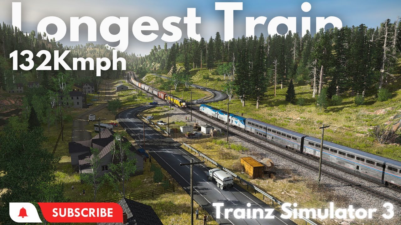 LONGEST TRAIN IN TRAINZ SIMULATOR 3 Gameplay - 4K 60fps - Hindi - YouTube