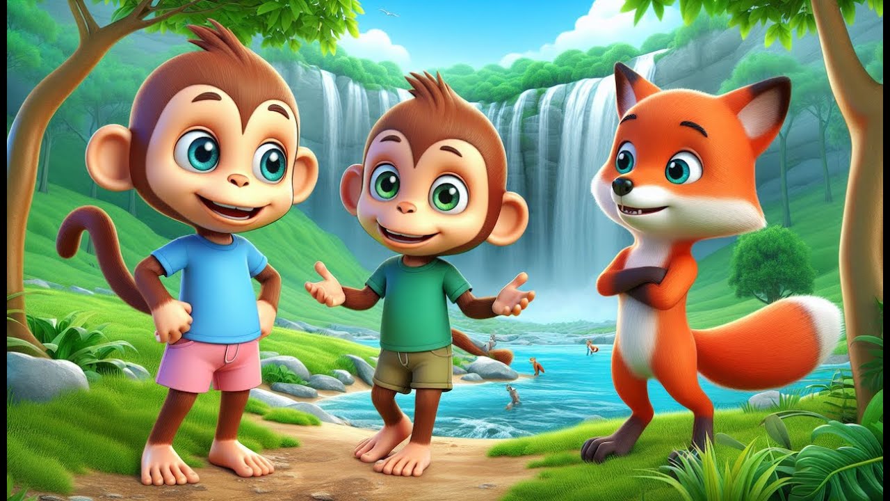 The Monkeys and the Cunning Fox | Kids Moral Stories | Good Night Tales ...