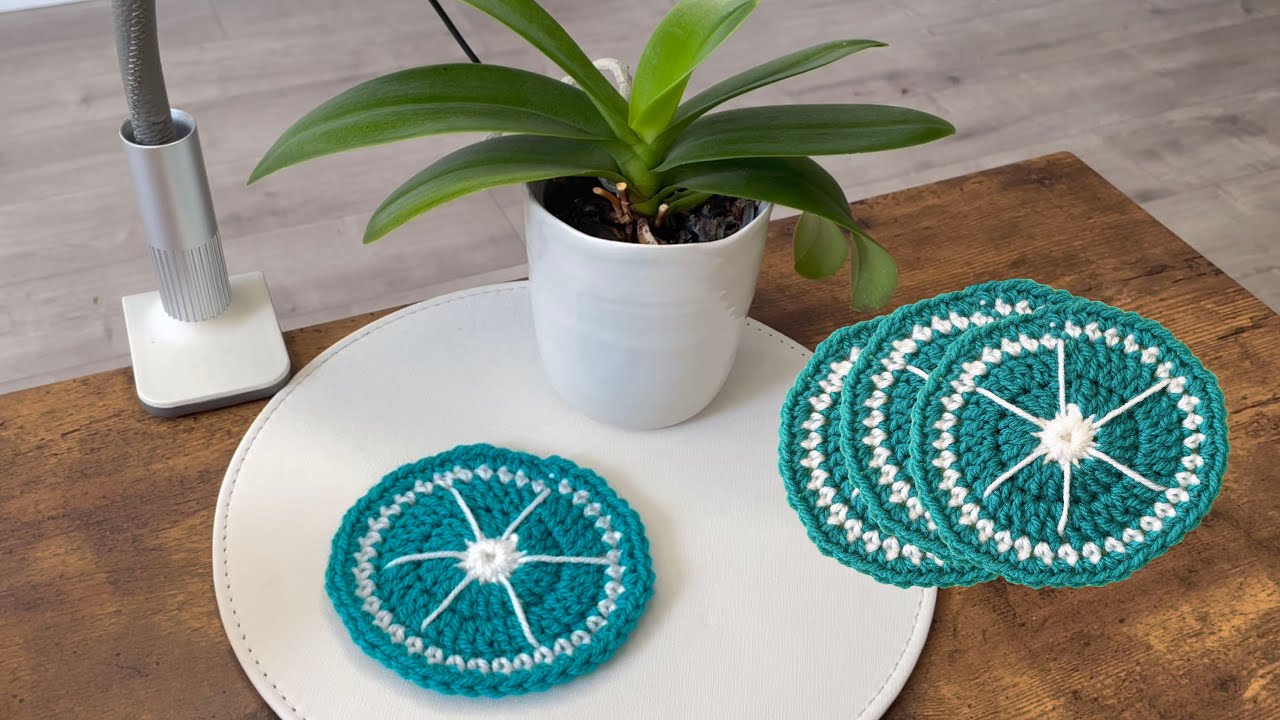 Crochet Lemon 🍋 / Lime Coasters - Simple Tutorial | @anea_design_studio ...