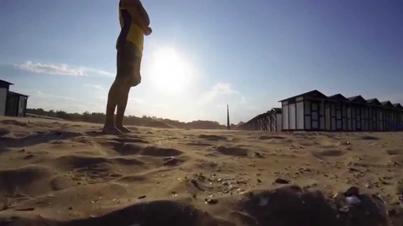 GoPro beach rugby sun day movie camera action - YouTube