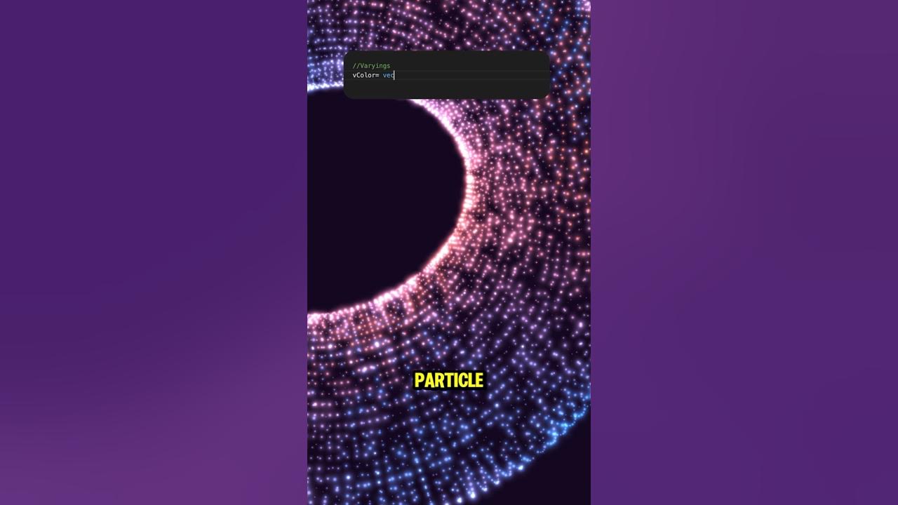 Learning #threejs day 48: #particles #morph #animation #shaders #dev #threejsjourney #devlog ...